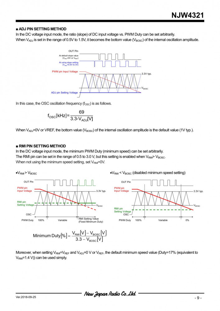 NJW4321 technical document page 9