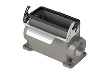Heavy-Duty Standard (STD) Single Lever Surface Mount Housing, Die-cast Aluminum, with 1 Lever, with Gasket, Size 16B «77x27», M25x2 Thread, High Construction, Grey for sale