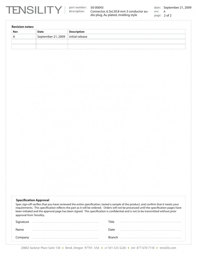 50-00043 technical document, page 2
