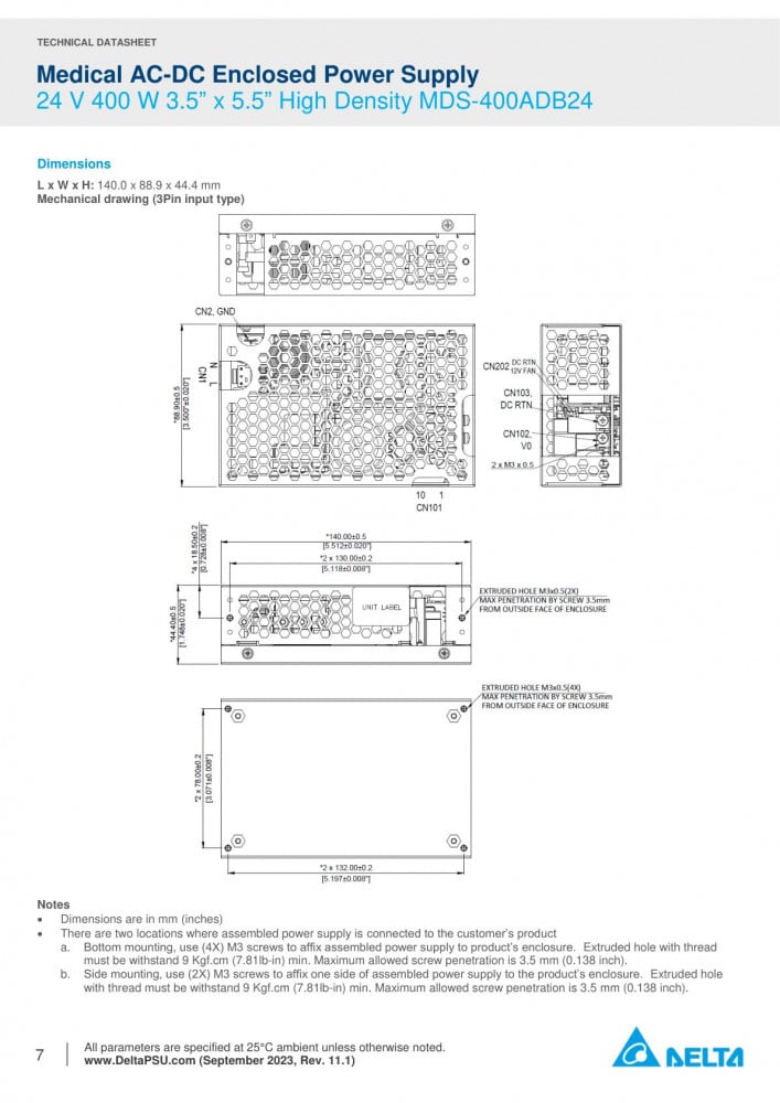 MDS-400ADB24 AA datasheet page 7