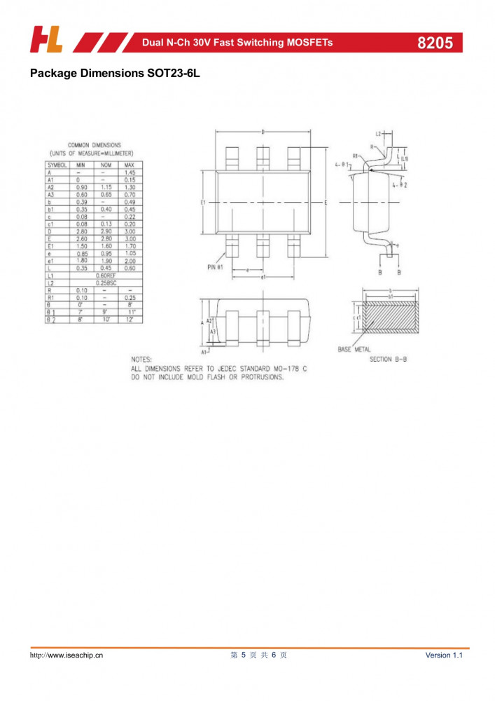 HL 8205 datasheet page 5