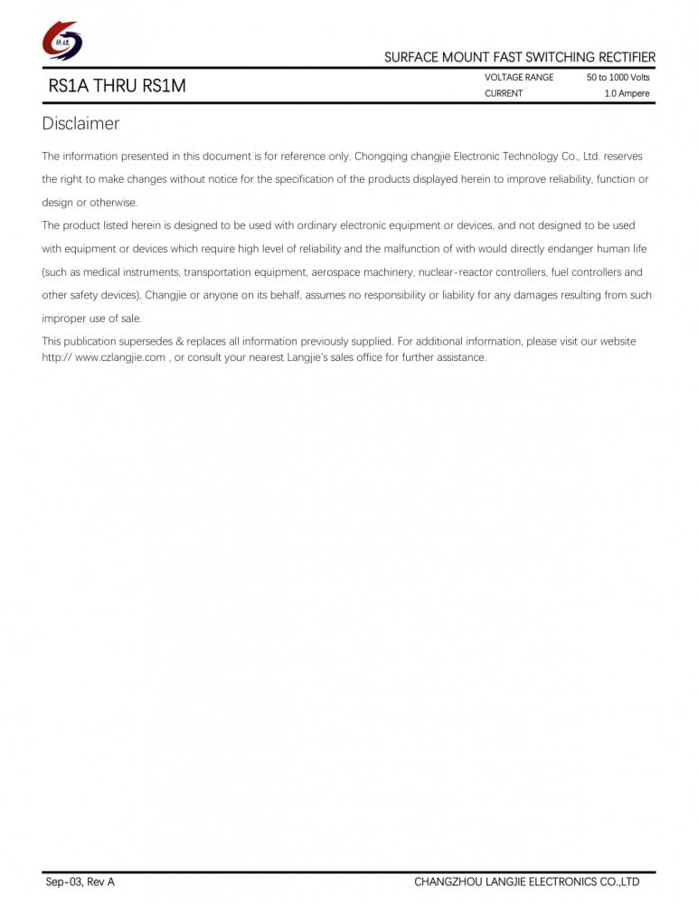 RS1M datasheet page 6