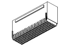 Insertion Module for Advanced Mate Signal Header, 6-Row by 10-Wide, 20.00mm