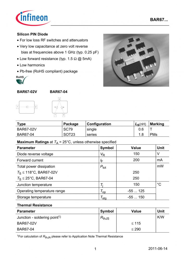 BAR67 technical document page 1