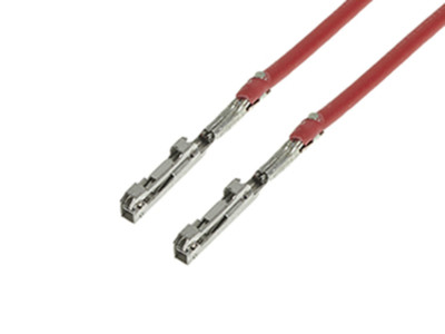 Pre-Crimped Lead Squba 1.8 Female-to-Squba 1.8 Female, Tin (Sn) Plating,  150.00mm Length, 22 AWG, Black