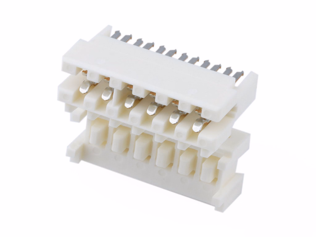 Appli-Mate RAST 2.5 Female Connector, 2.50mm Pitch, 6 Circuits, Positions B & C Removed, Open Endwalls, Circuit 4 Voided for sale