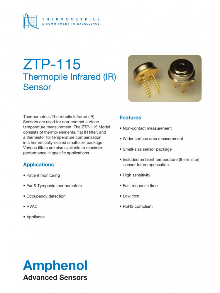 ZTP-115L1 technical document page 1