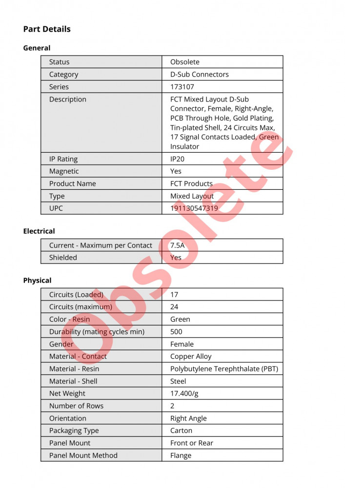 MOLEX 1731071374 technical document image 2