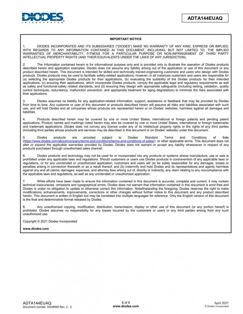 ADTA144EUAQ-7 datasheet page 6