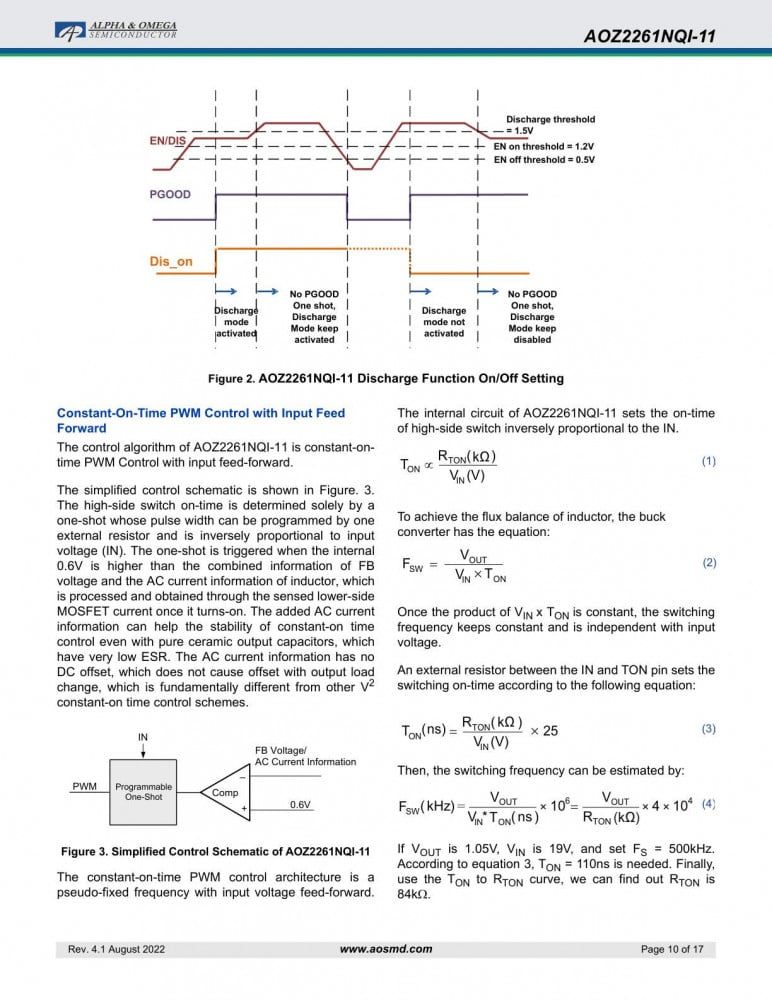 AOZ2261NQI-11 datasheet page 10