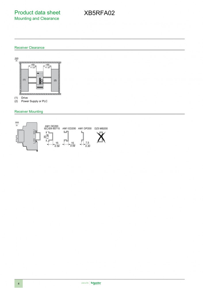 XB5RFA02 technical document page 4