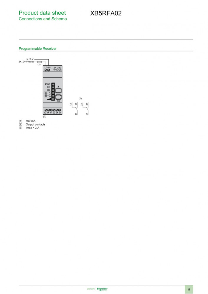 XB5RFA02 technical document page 5