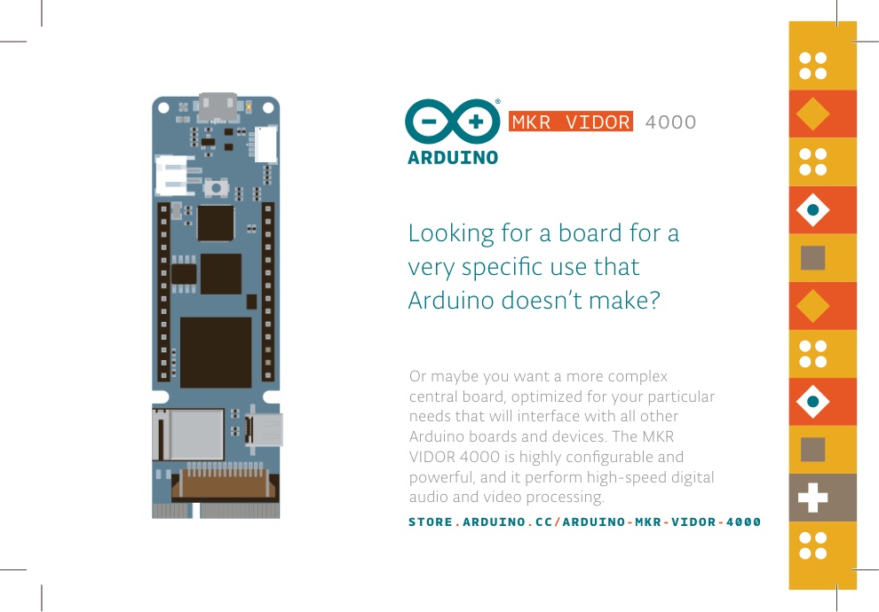 Arduino MKR VIDOR 4000 ABX00022 technical document page 1