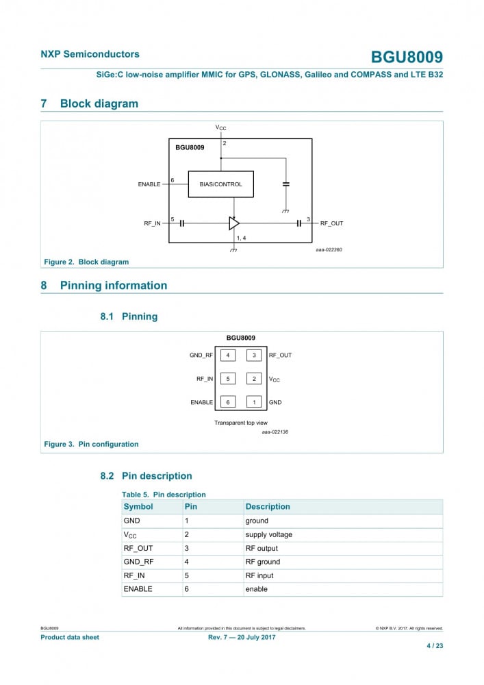 BGU8009 datasheet page 4