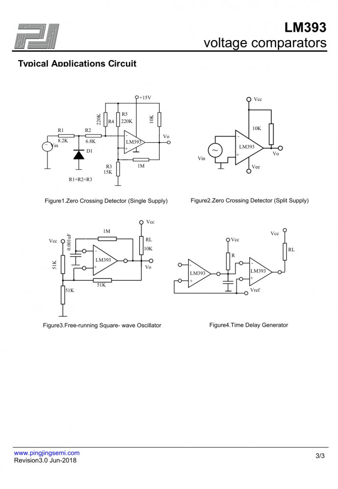 PJSEMI LM393 datasheet page 3