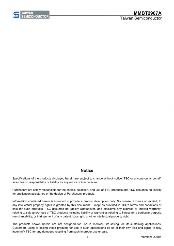 MMBT2907A datasheet page 6
