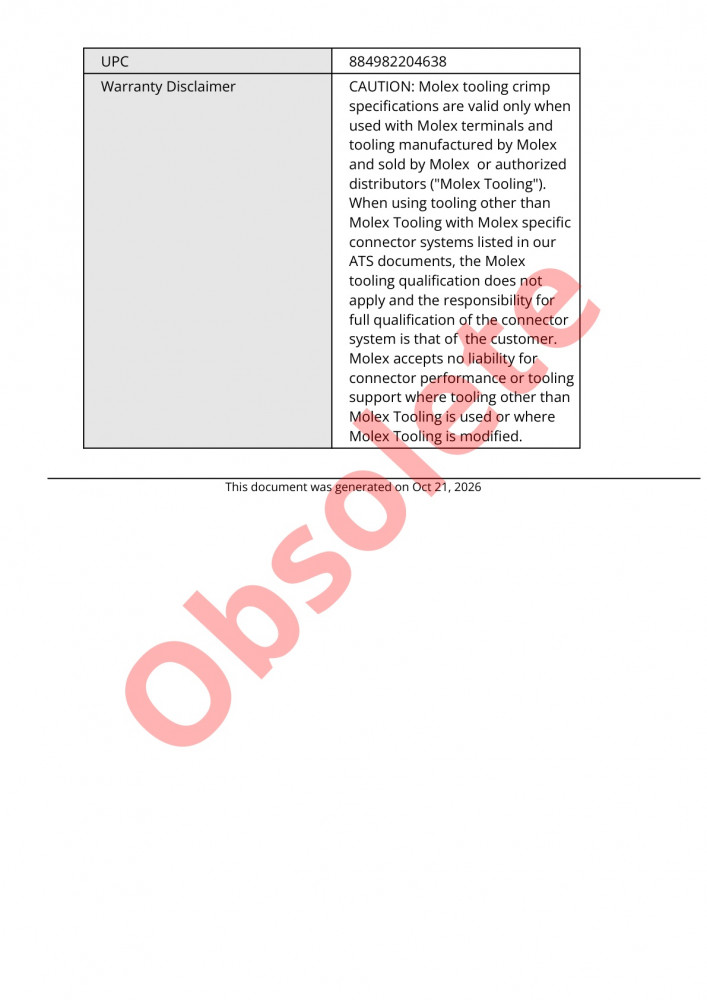 Tooling specification document preview, page 3