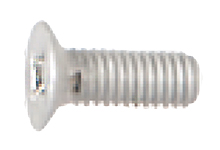 Heavy-Duty Geomet®-plated Steel Screw, M5x12 Thread