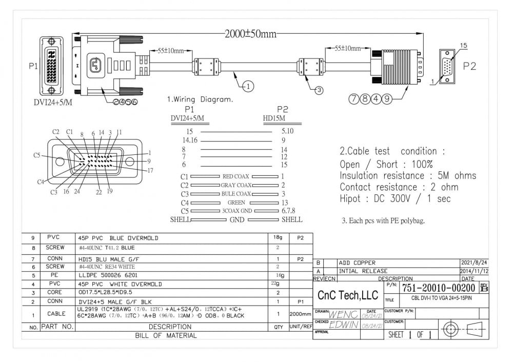 CNC Tech 751-20010-00200 product drawing