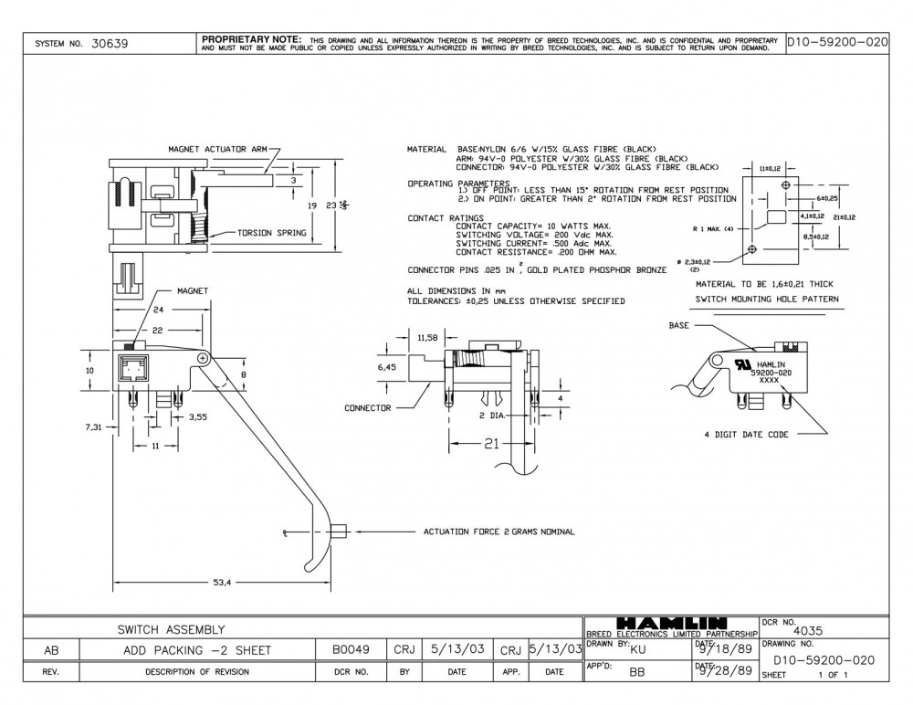59200-020 technical drawing