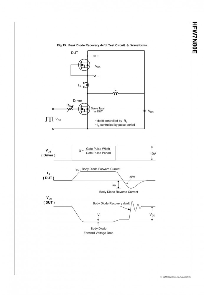 HFW7N80E datasheet page 6