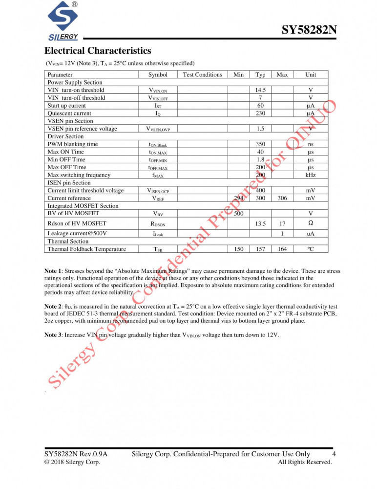 SY58282NFAC datasheet page 4