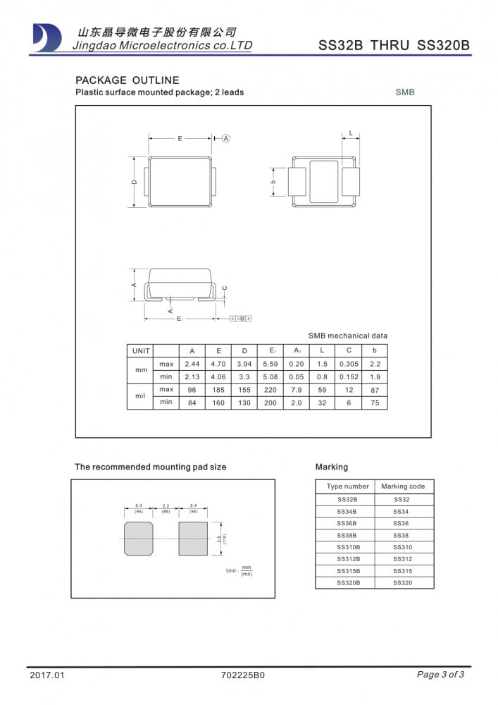 SS315B datasheet page 3