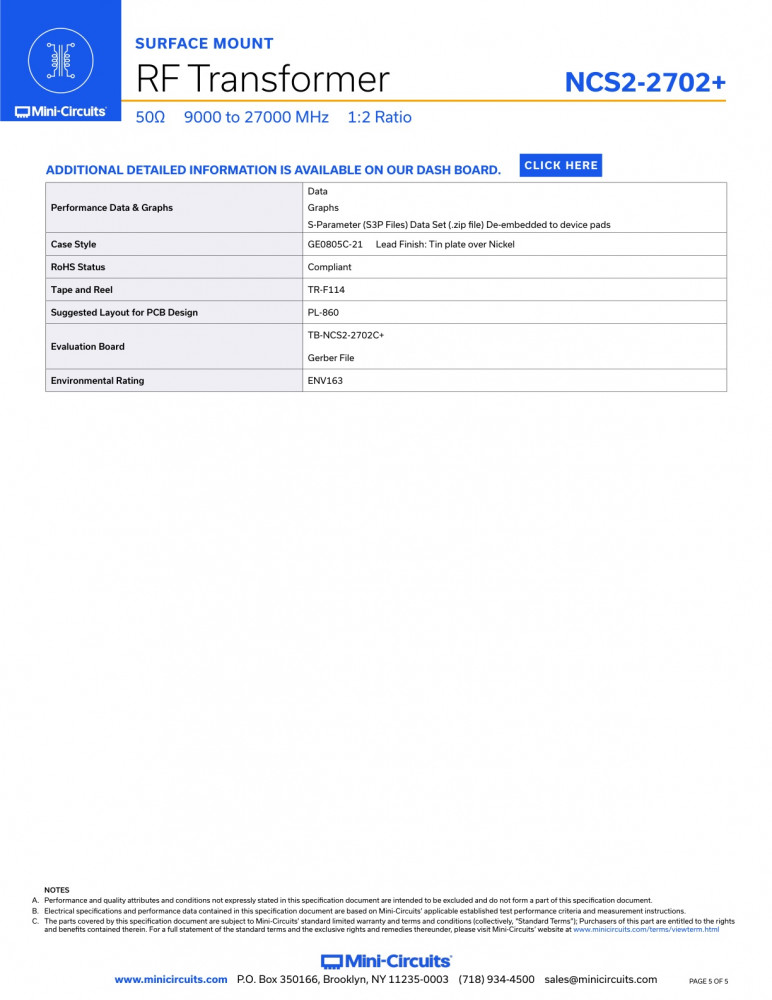 NCS2-2702+ datasheet page 5