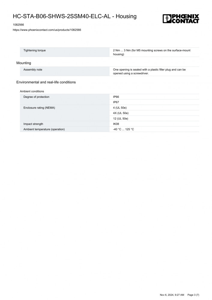 Phoenix Contact 1082566 datasheet page 3