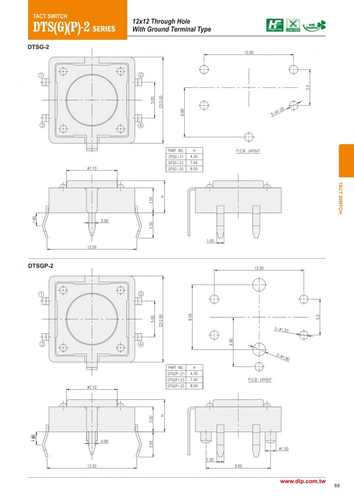 DTS-24N-V product document page 3