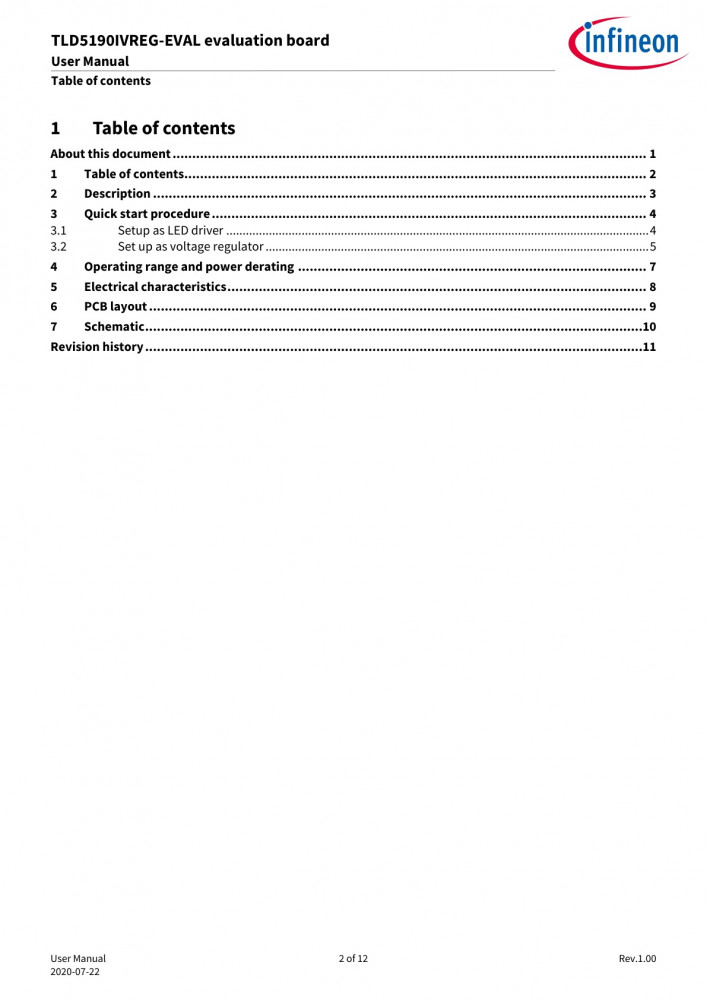 TLD5190IVREG-EVAL document page 2