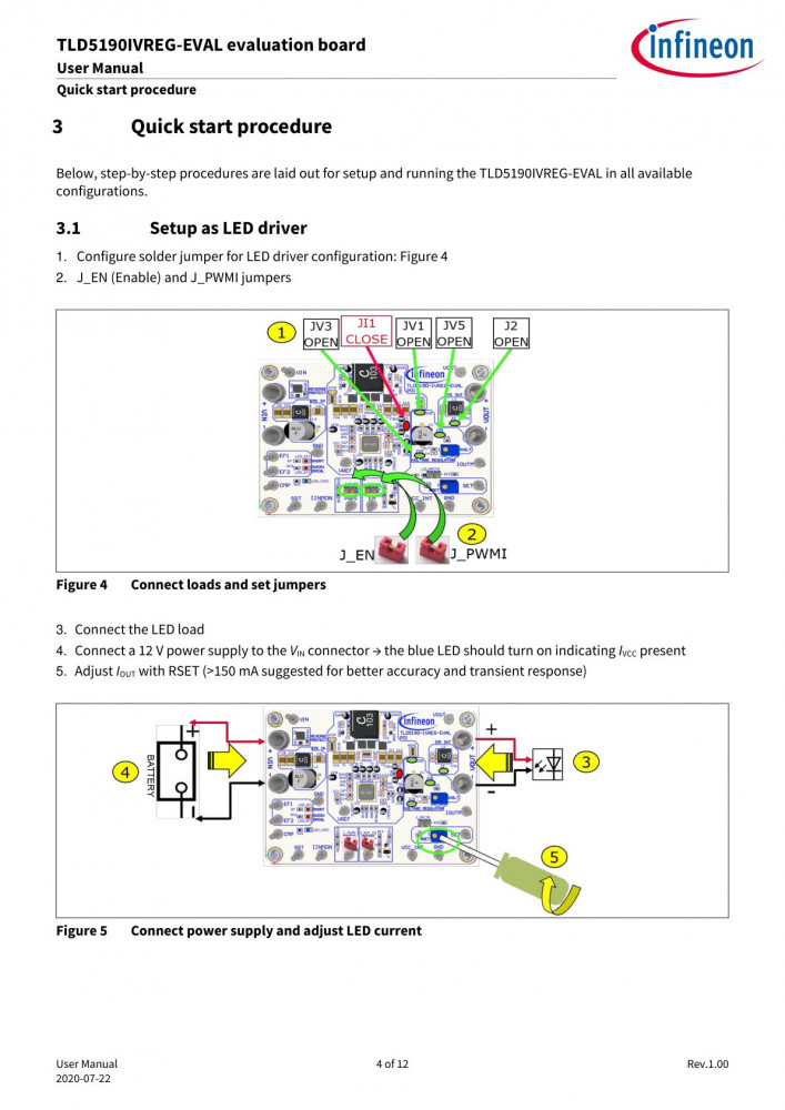 TLD5190IVREG-EVAL document page 4