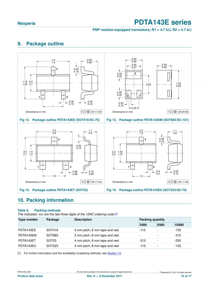 PDTA143ET technical document page 10