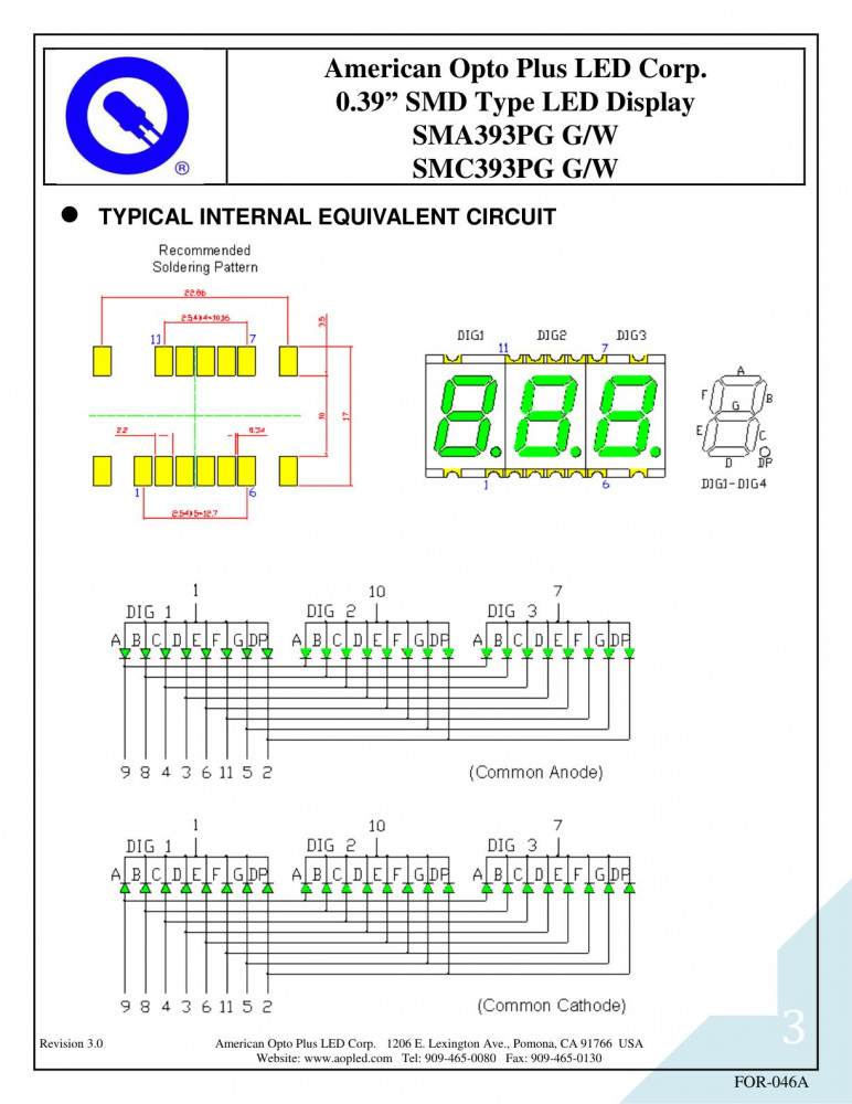 SMC393PG technical document page 3