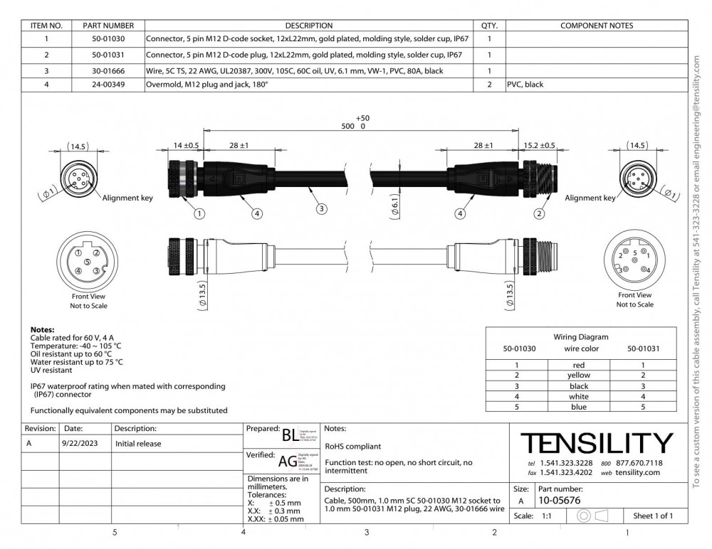 Tensility International 10-05676 product drawing