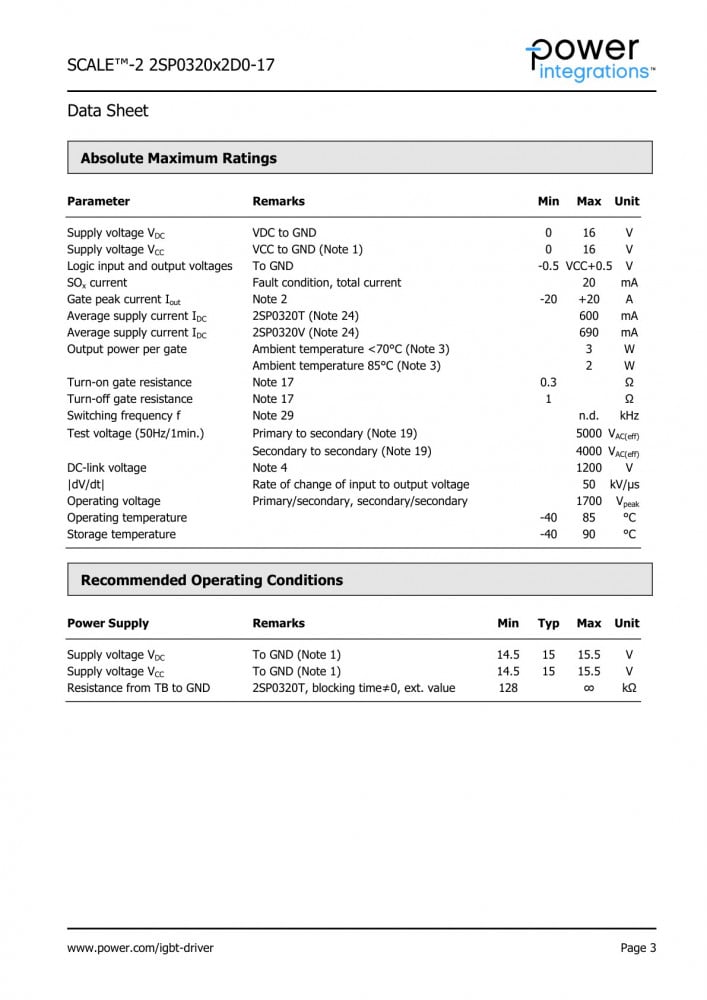2SP0320T2D0-17 datasheet page 3