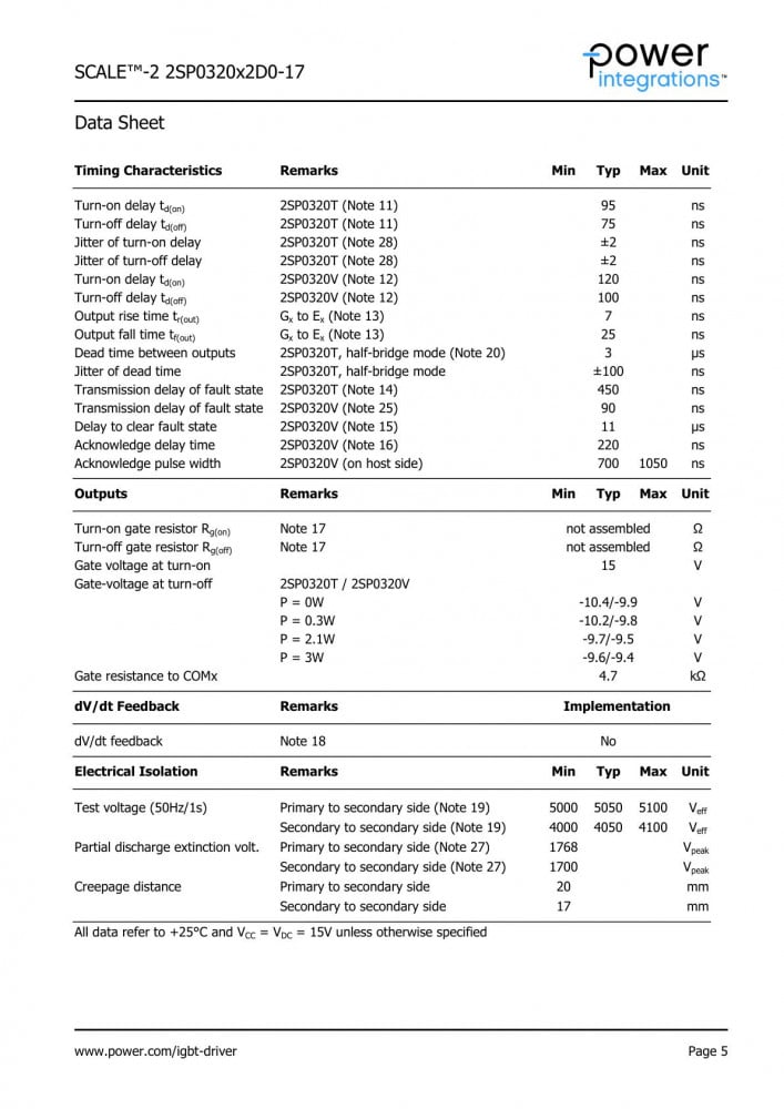 2SP0320T2D0-17 datasheet page 5