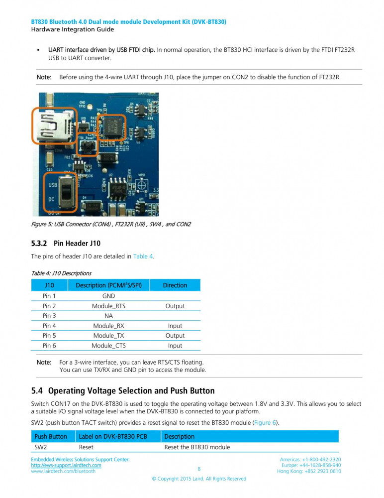 DVK-BT830 document page 8