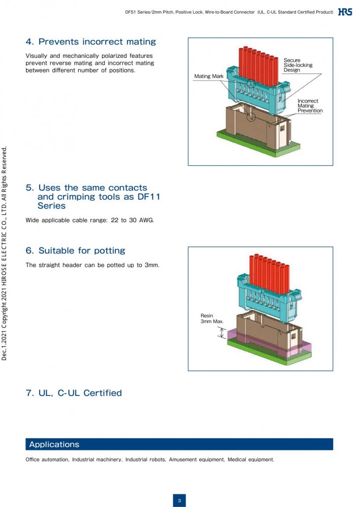 HRS DF51 datasheet page 3