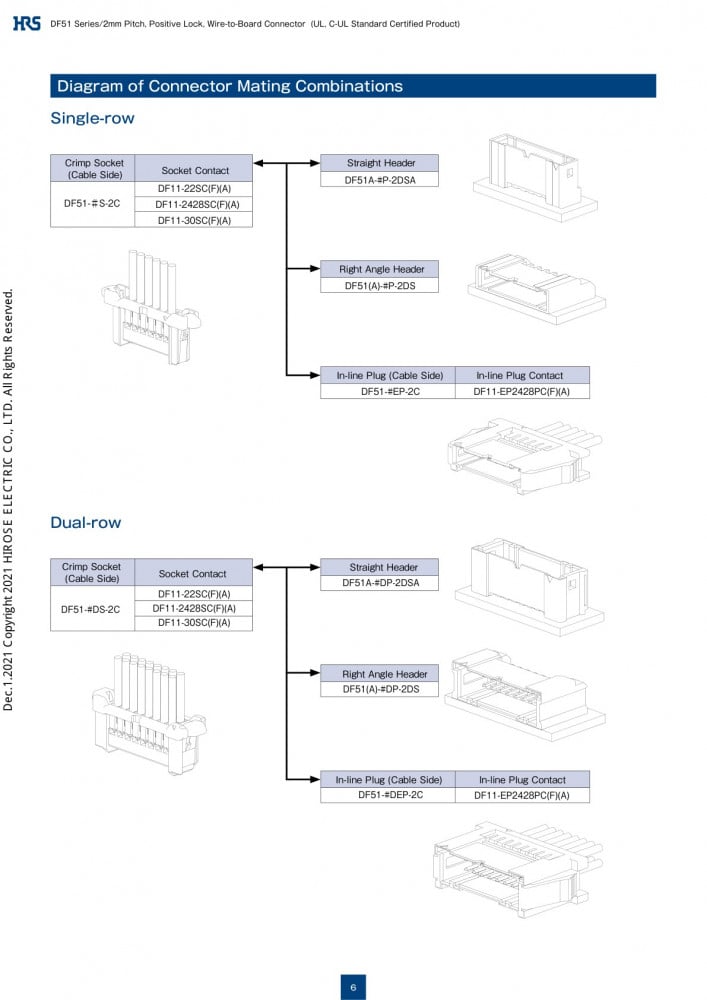HRS DF51 datasheet page 6