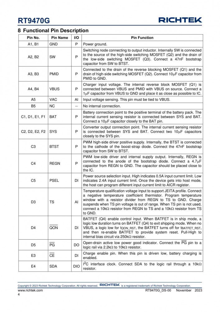 RT9470G document preview, page 4