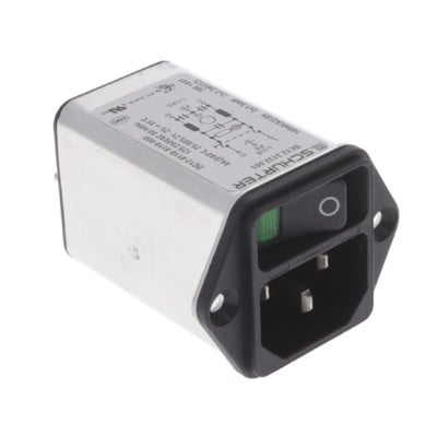 SCHURTER DC12.3132.001 Power Entry Module Plug & Receptacle for sale