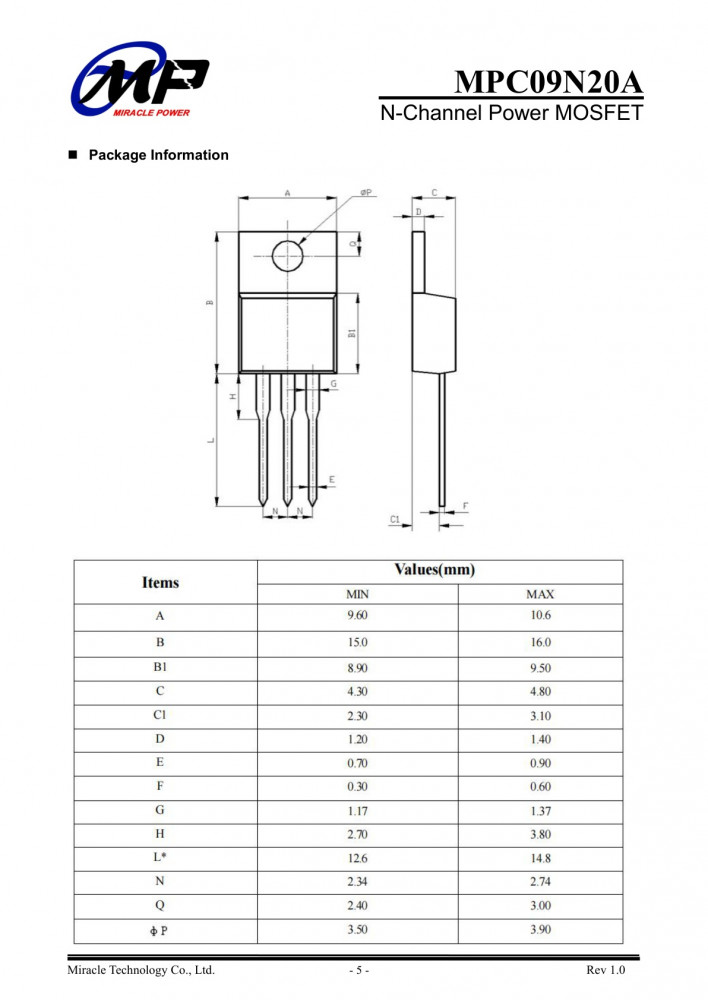 MPC09N20A datasheet page 5