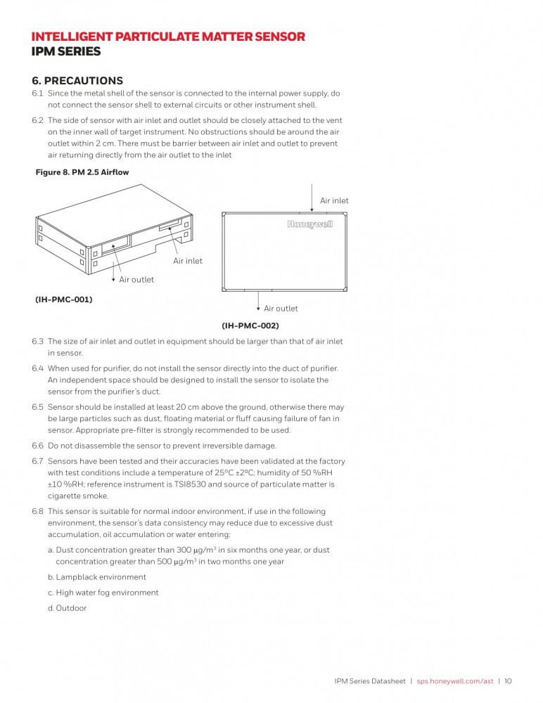 IH-PMC-002 technical document page 10