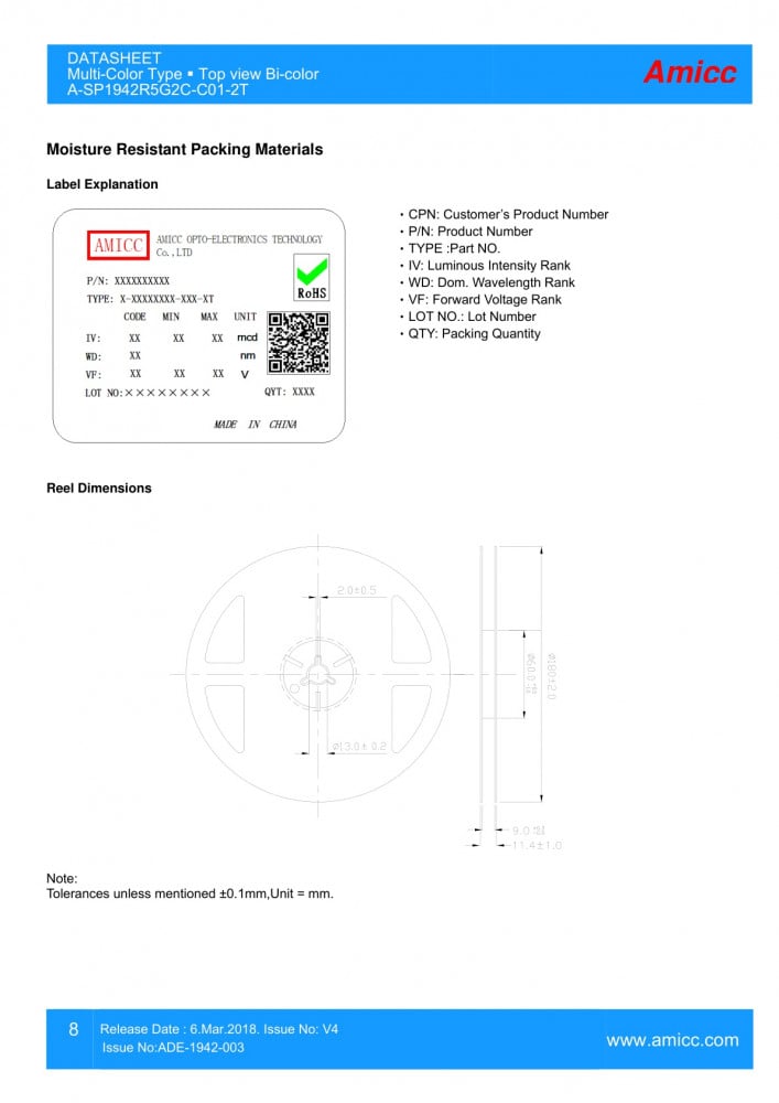 A-SP1942R5G2C-C01-2T datasheet page 8
