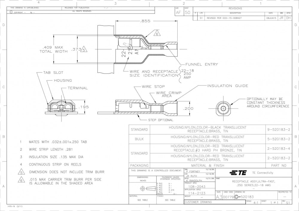 TE Connectivity 5-520183-2 technical document page