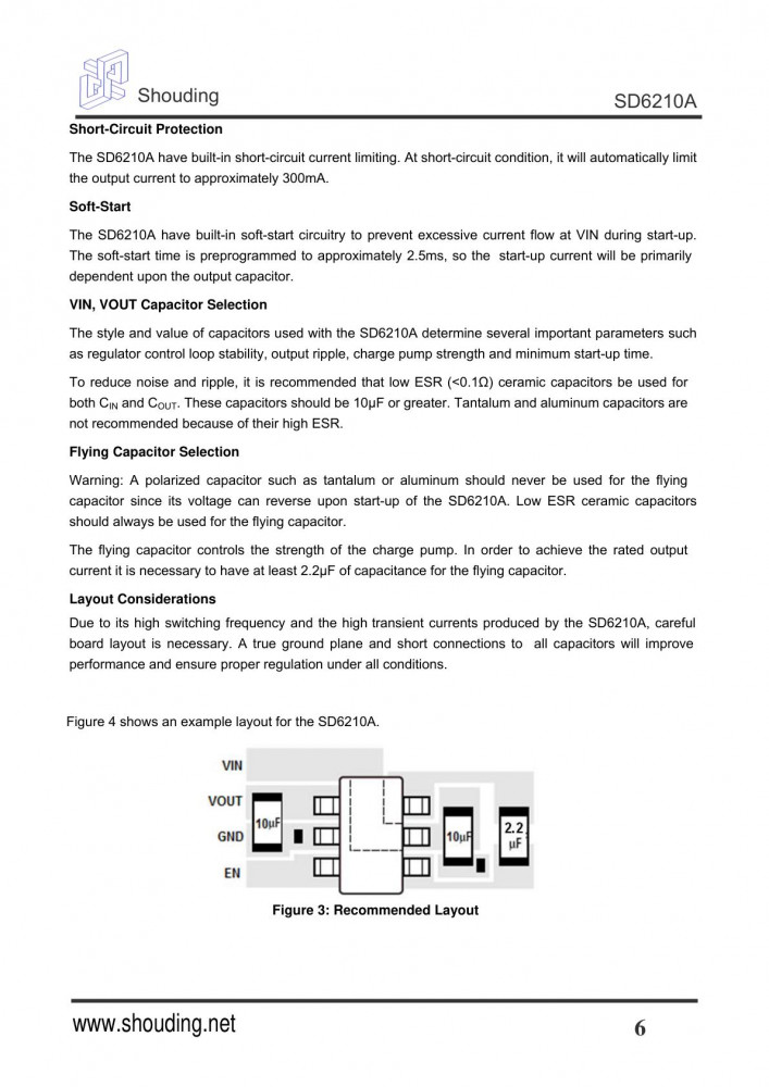 SD6210A datasheet page 6