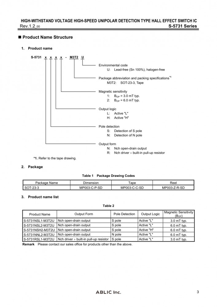 S-5731 technical document page 3