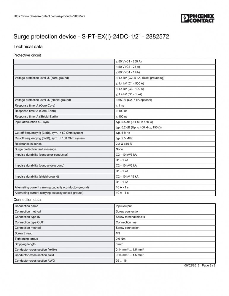 Phoenix Contact 2882572 technical document page 3