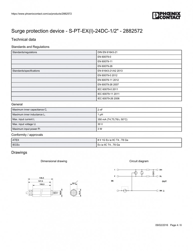 Phoenix Contact 2882572 technical document page 4